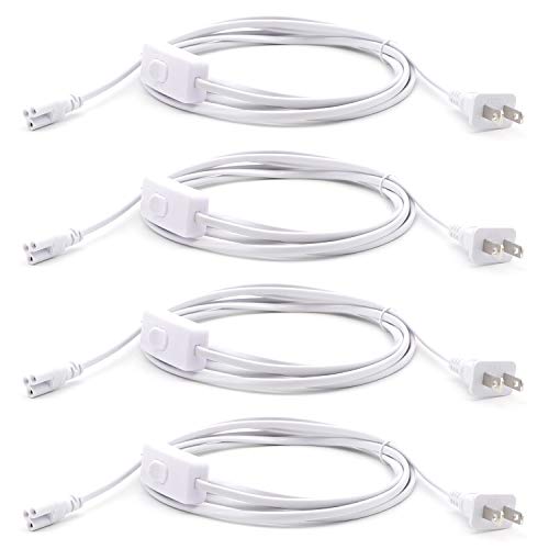 10ft T5 T8 Led Tube Light Power Extension Cord With On Off Switch Us