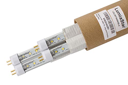 4 Pack of 4Ft 28W T5 LED Tube w Sun 6500K and Over 2.0 PPF/180 Lumen/W ...