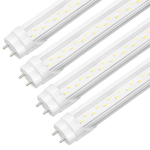 Airseafar T8 LED 4FT Type B Light Bulbs, 4 Foot LED Fluorescent Tube ...