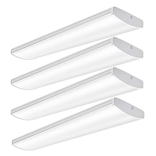 AntLux 72W Commercial LED Wraparound Fixture 4FT Office Ceiling ...