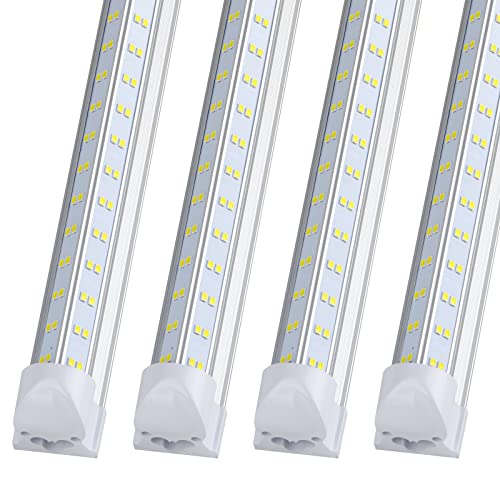 BERTRAMLUX 10 Pack 8FT LED Shop Light Fixture, 144W 18000LM 5000K ...