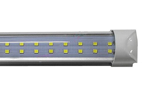 Double Row Integrated T8 8ft Led Tube Light 72w 9,606 Lumens (Case of 25)