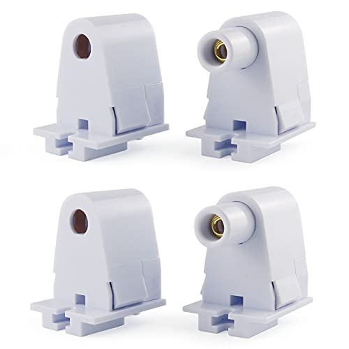 E-outstanding 2 Pair Tombstone Single Pin FA8 Base Lamp Holder Socket ...