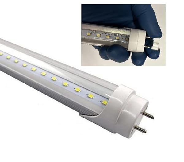Fulight Type B & Clear T8 LED Tube Light - 2FT 24-Inch 10W (18W ...