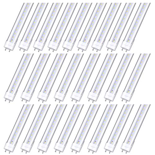 HMINLED 25 Pack 4ft T8 Single Ended Power (SEP) LED Tube Bulbs Light ...