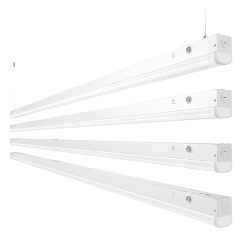 HYPERLITE 8FT LED Linear Strip Light Fixture: 80/64/50W LED Shop Lights ...