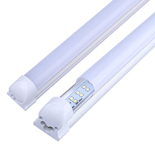 JOMITOP 8FT LED Integrated Tube Light Bulb Lamp 170 Degree 72W (150W ...