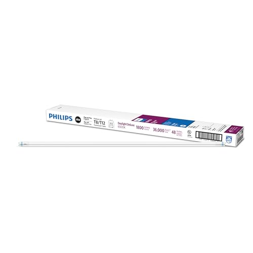 PHILIPS Plug and Play 32W Equivalent 48 in. Daylight Deluxe Type A T8 ...