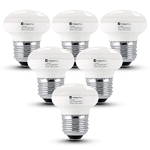 R14 LED Light Bulb, 4.5W (40W Equivalent), Dimmable, 300 Lumens, 3000k ...