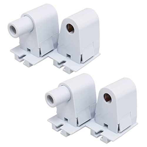 SJZBIN 2 Sets T8 Tombstone Base Holder Socket Connector Non-Shunted LED ...