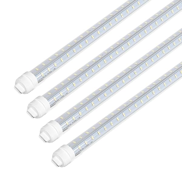 Super Bright V Shaped 8FT R17D/HO LED Tube Lights 270° Angel, 4 Row ...
