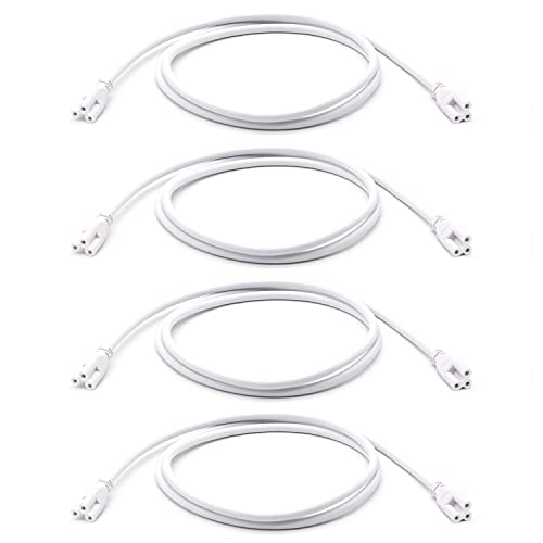 T5 T8 Extension Cords 5ft Connector Cord 3 Prong Extended Power Cable