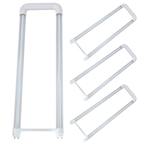 T8 T10 T12 U-Bend LED Light, Romwish 18Watt(40W Equivalent) 2x2FT U ...