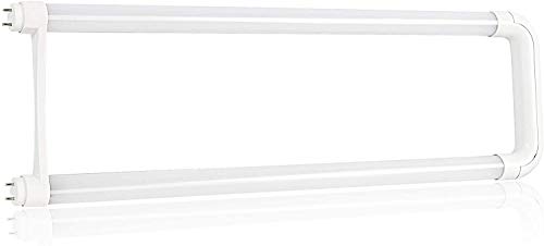 TIL INDUSTRY 30 Pack U Bent LED Tube U Shaped Bulbs 18W 5000K Frosted ...